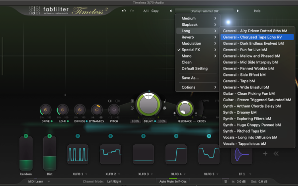 FabFilter Timeless 3 Review: An Instrument, Generative Machine, and Delay All In One